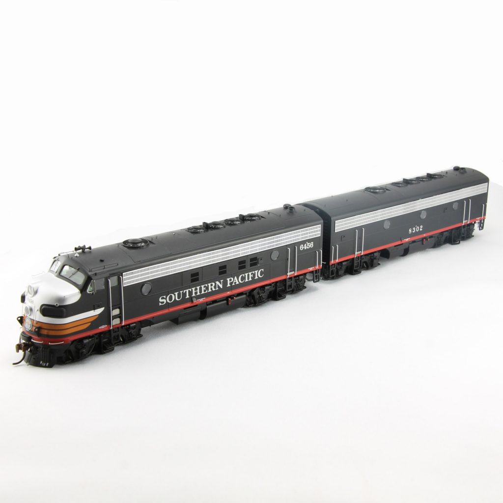 Athearn Genesis HO FP7A&F7B Southern Pacific "Black Widow" w/ DCC & Sound - Spring Creek Model ...