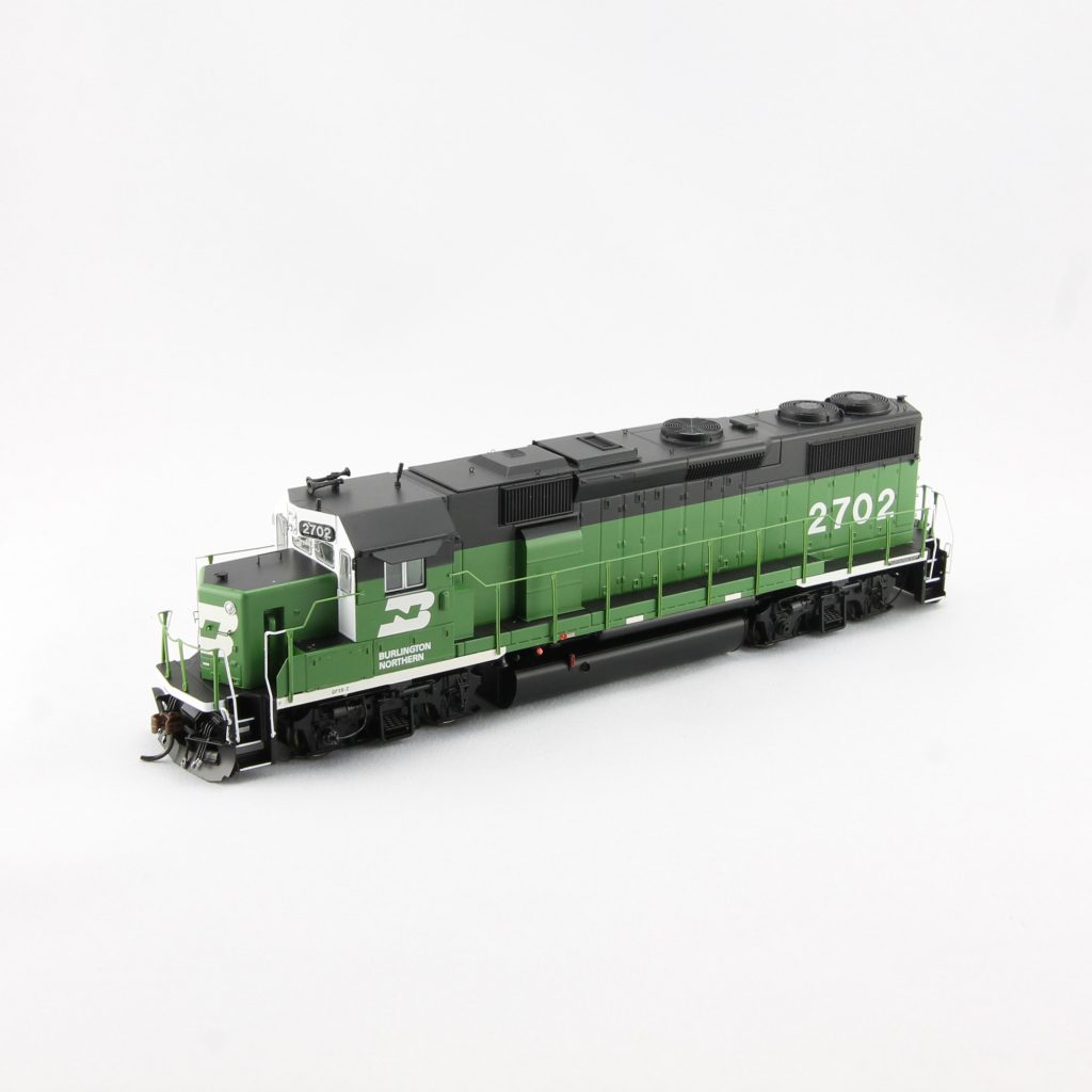 Athearn Genesis HO GP39-2 Burlington Northern "White Face" w/ DCC & Sound - Spring Creek Model ...