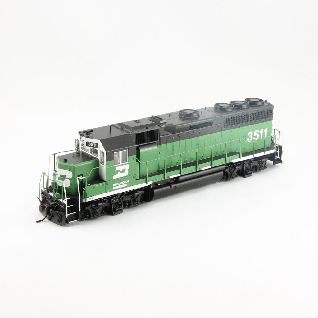 Atlas HO GP40 Burlington Northern "White Face" - Spring Creek Model Trains