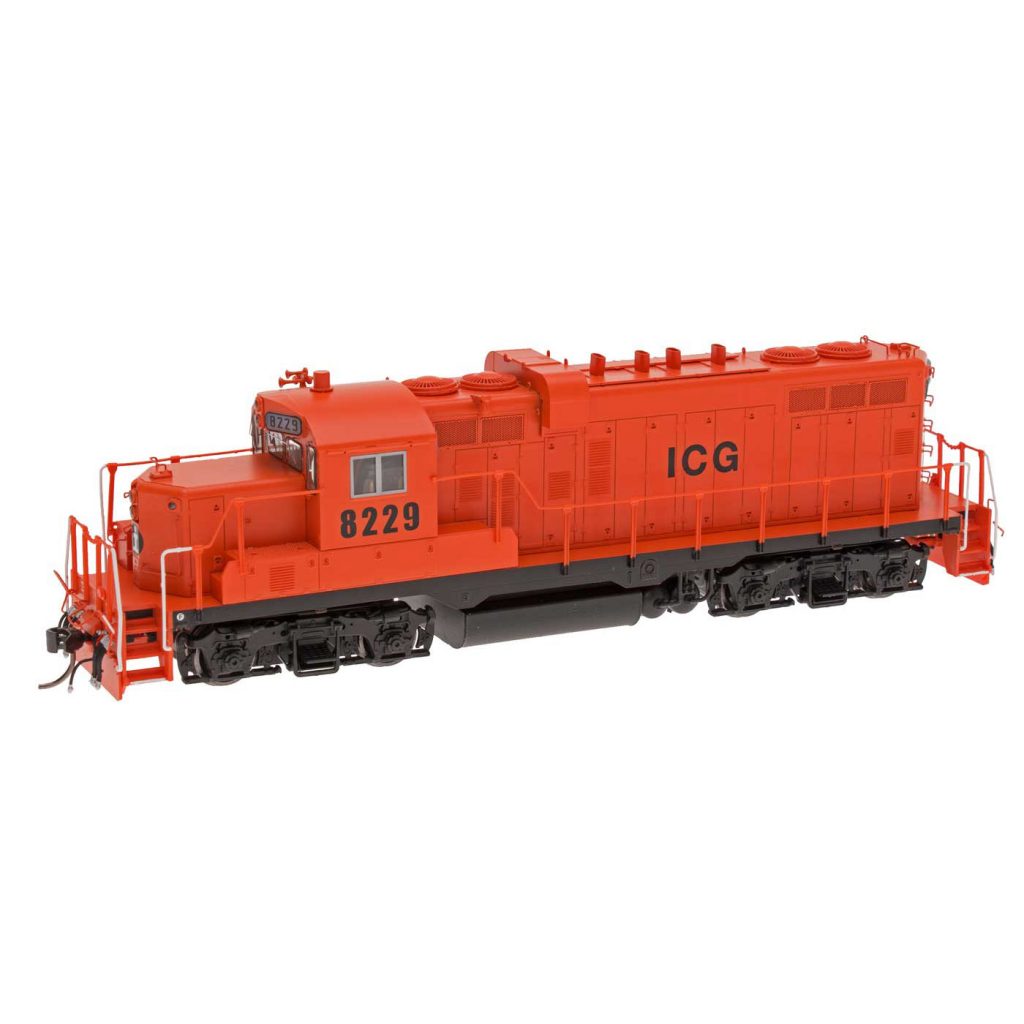 Intermountain HO GP10 Illinois Central Gulf "Orange" w/ DCC & Sound ...