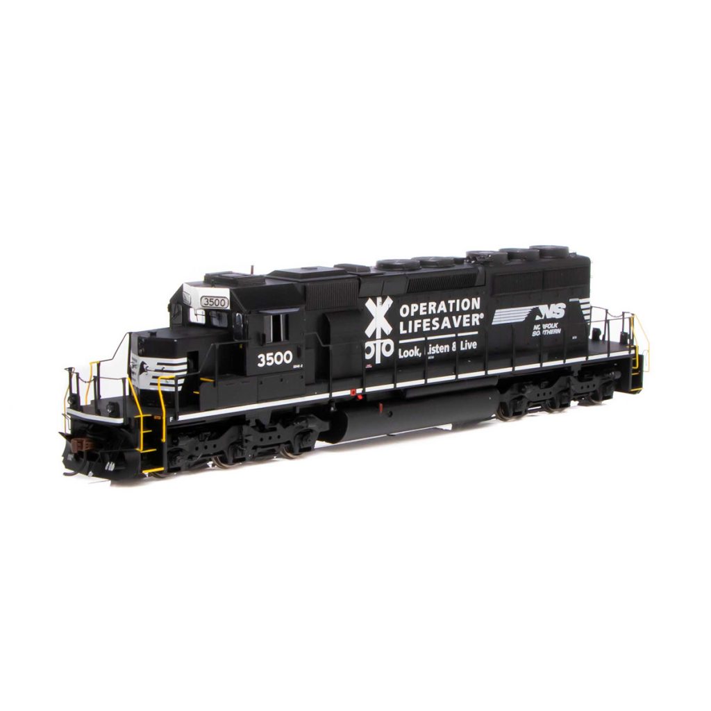 Athearn HO SD40-2 Norfolk Southern "Operation Lifesaver" - Spring Creek ...