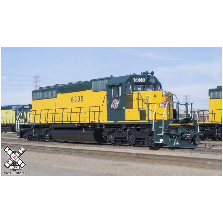 Scale Trains HO Rivet Counter SD40-2 Chicago North Western w/ DCC & Sound - Spring Creek Model ...
