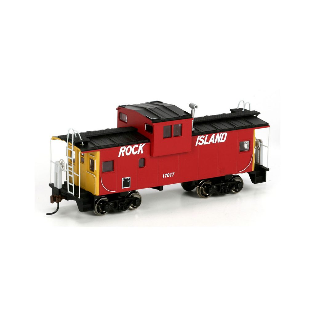 Athearn Roundhouse HO Wide Vision Caboose Rock Island "Red & Yellow ...