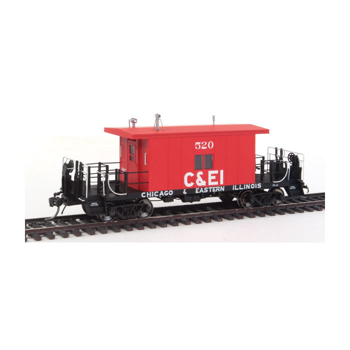 Bluford Shops HO Transfer Caboose Long Roof Chicago & Eastern Illinois ...