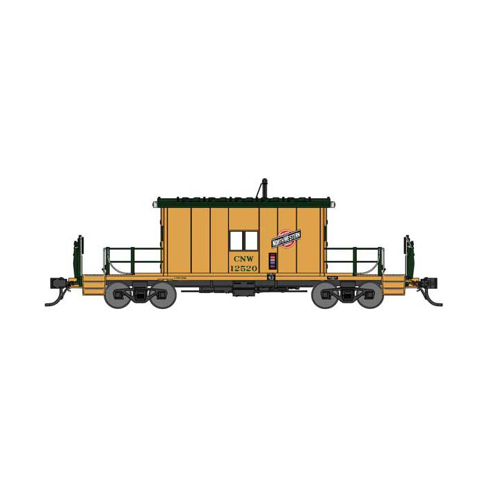 Bluford Shops N Transfer Caboose Short Roof Chicago & Northwestern ...