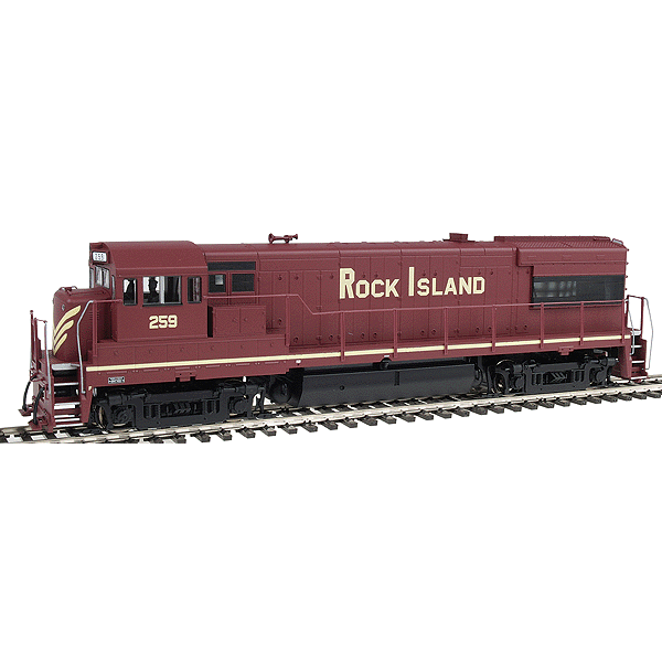 Life-Like Proto 2000 HO U28B Rock Island "Maroon w/ Cream Lettering & Chevrons" - Spring Creek ...