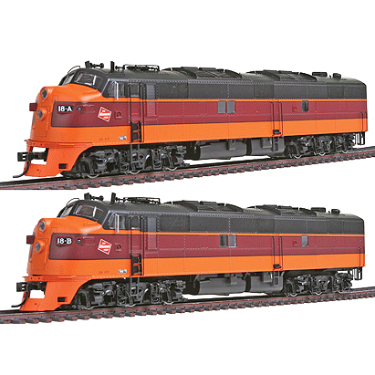 Walthers Proto 2000 HO E7A-A Set Milwaukee Road w/ DCC & Sound - Spring Creek Model Trains