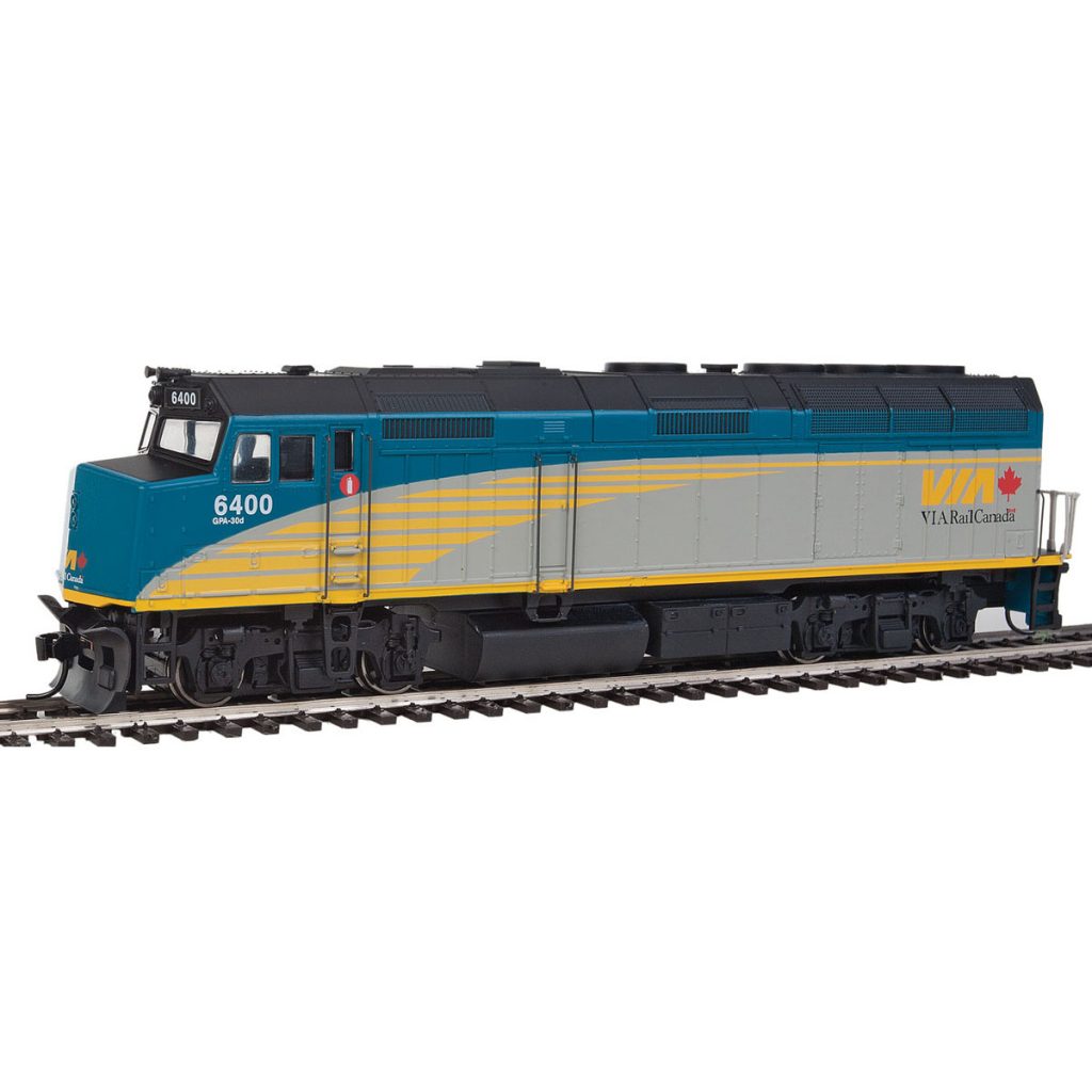 Walthers Mainline HO F40PH VIA w/ DCC & Sound - Spring Creek Model Trains