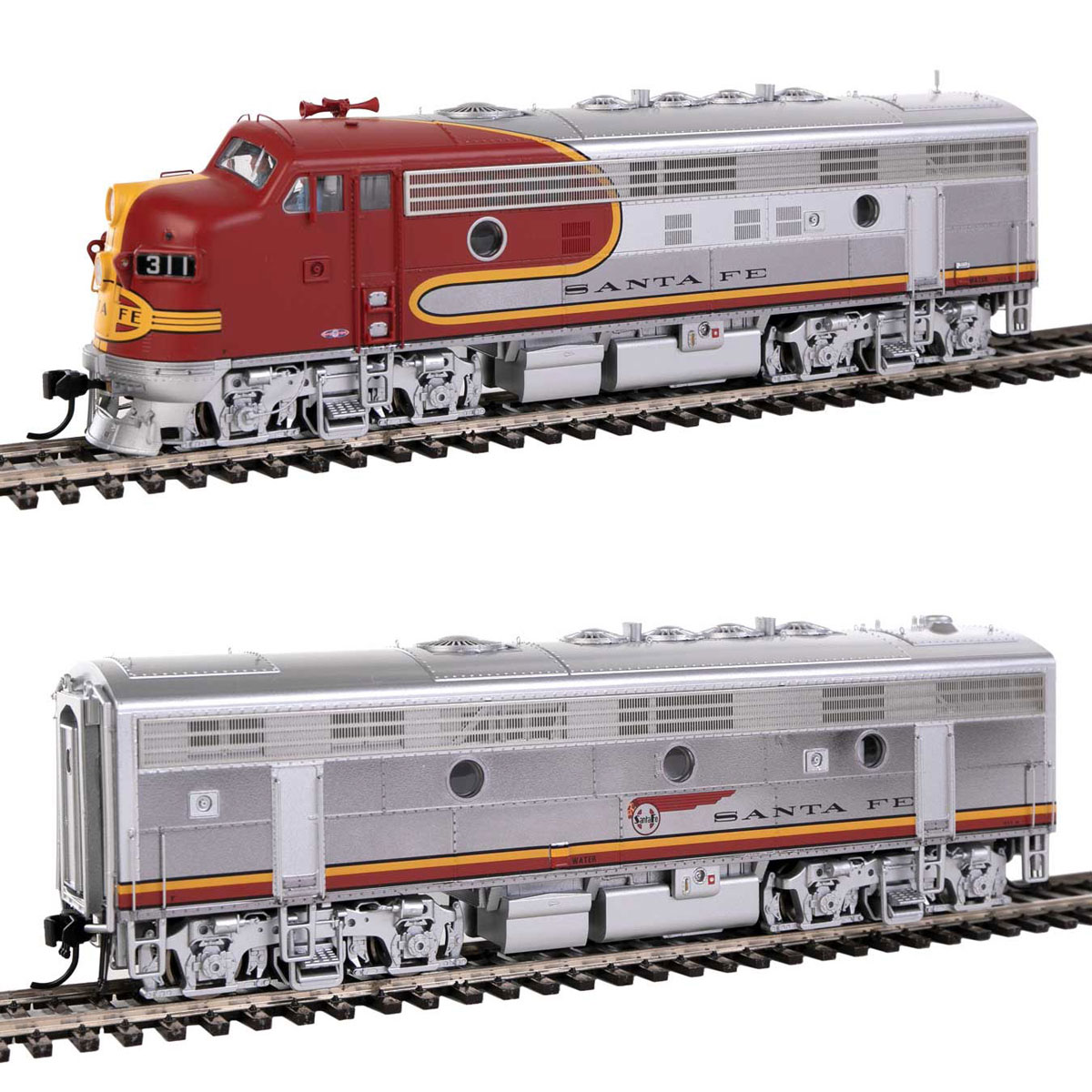 Walthers Proto HO F7A-B Set Santa Fe - Spring Creek Model Trains
