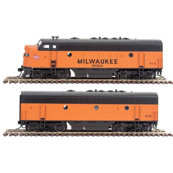 Walthers Mainline HO F7A-B Set Milwaukee Road w/ DCC & Sound - Spring Creek Model Trains