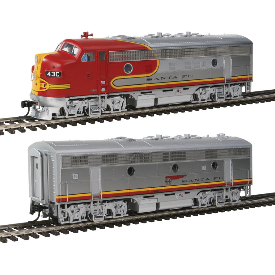 Walthers Proto HO F7A-B Set Santa Fe w/ DCC & Sound - Spring Creek Model Trains