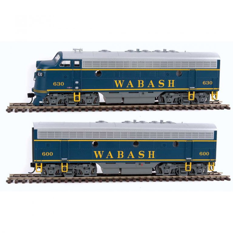 Walthers Mainline HO F7A-B Set Wabash w/ DCC & Sound - Spring Creek Model Trains