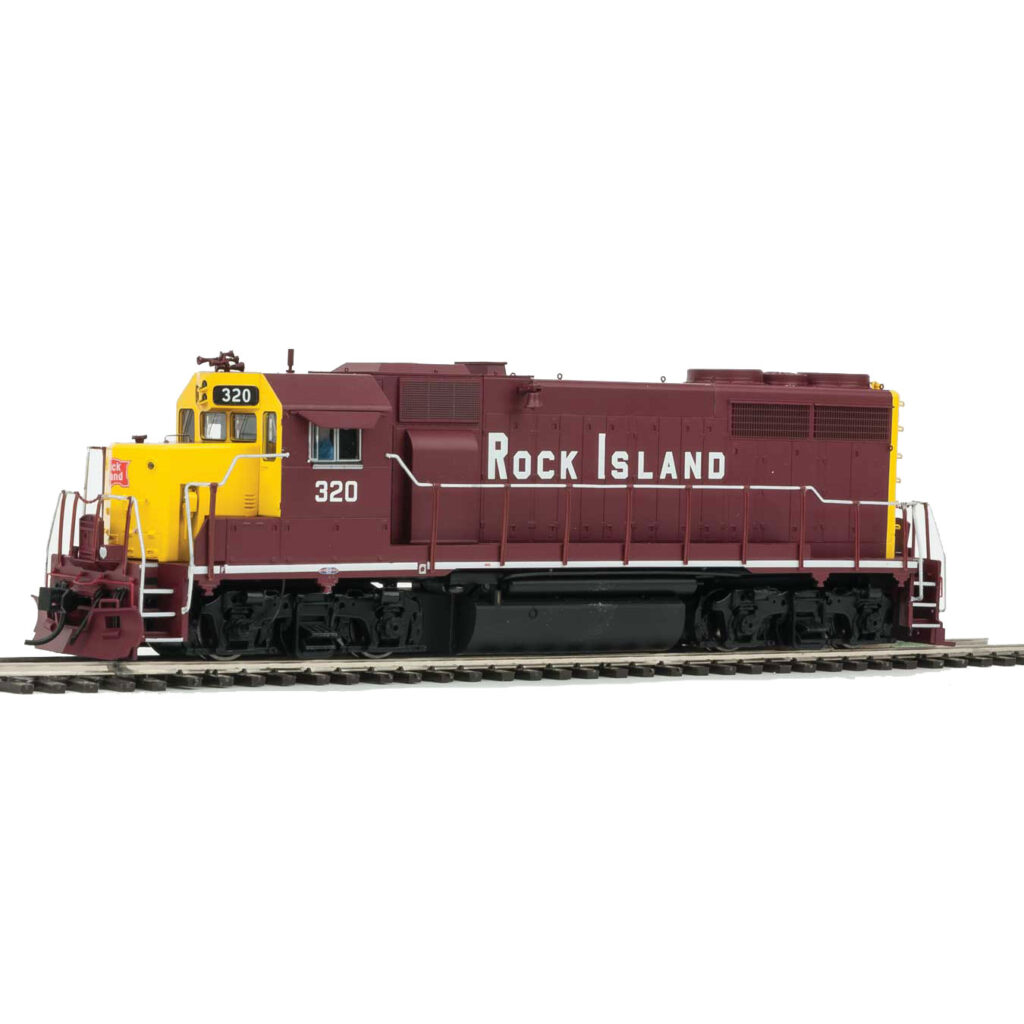 Walthers Proto HO GP35 Phase II Rock Island "Maroon & Yellow" w/ DCC & Sound - Spring Creek ...