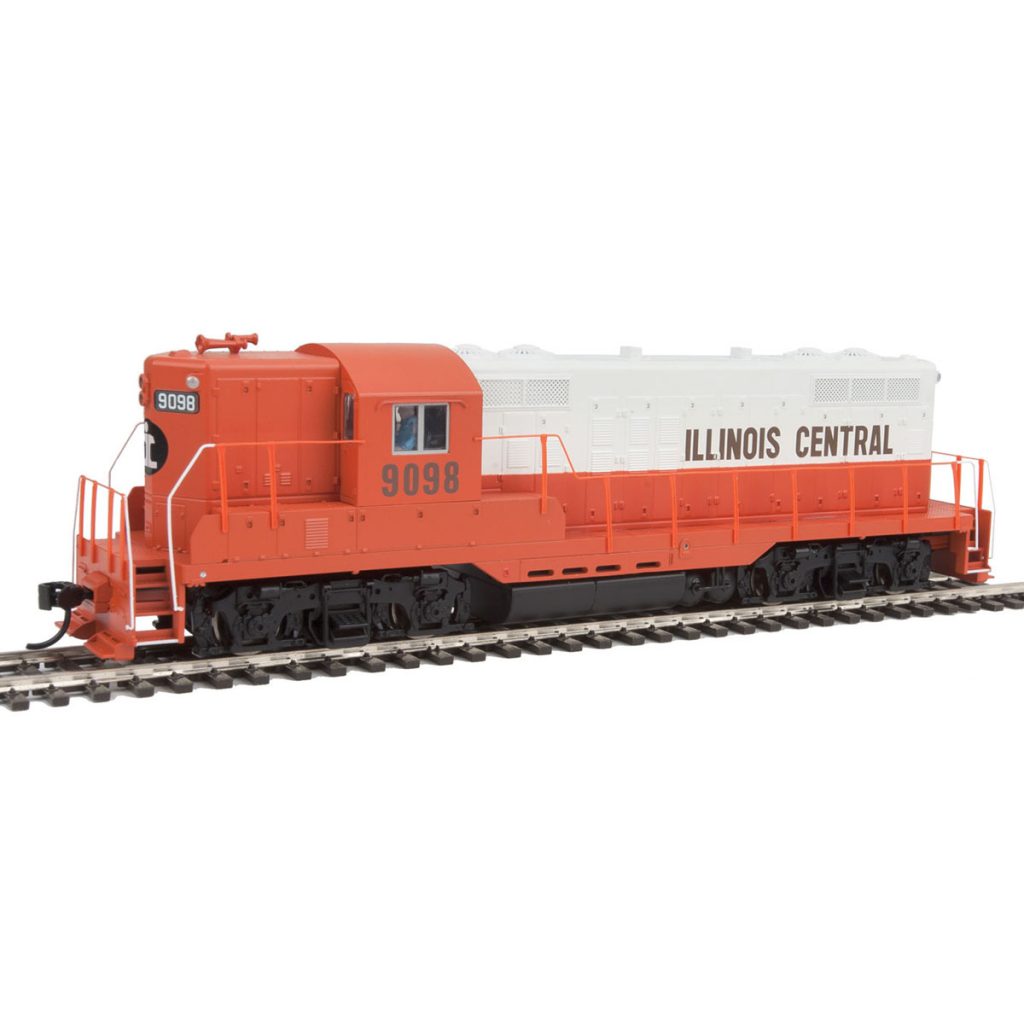 Walthers Mainline HO GP9 Phase II High Hood Illinois Central w/ DCC ...