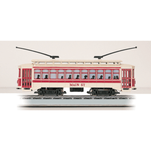Bachmann HO Brill Trolley Main Street "White & Red" - Spring Creek ...
