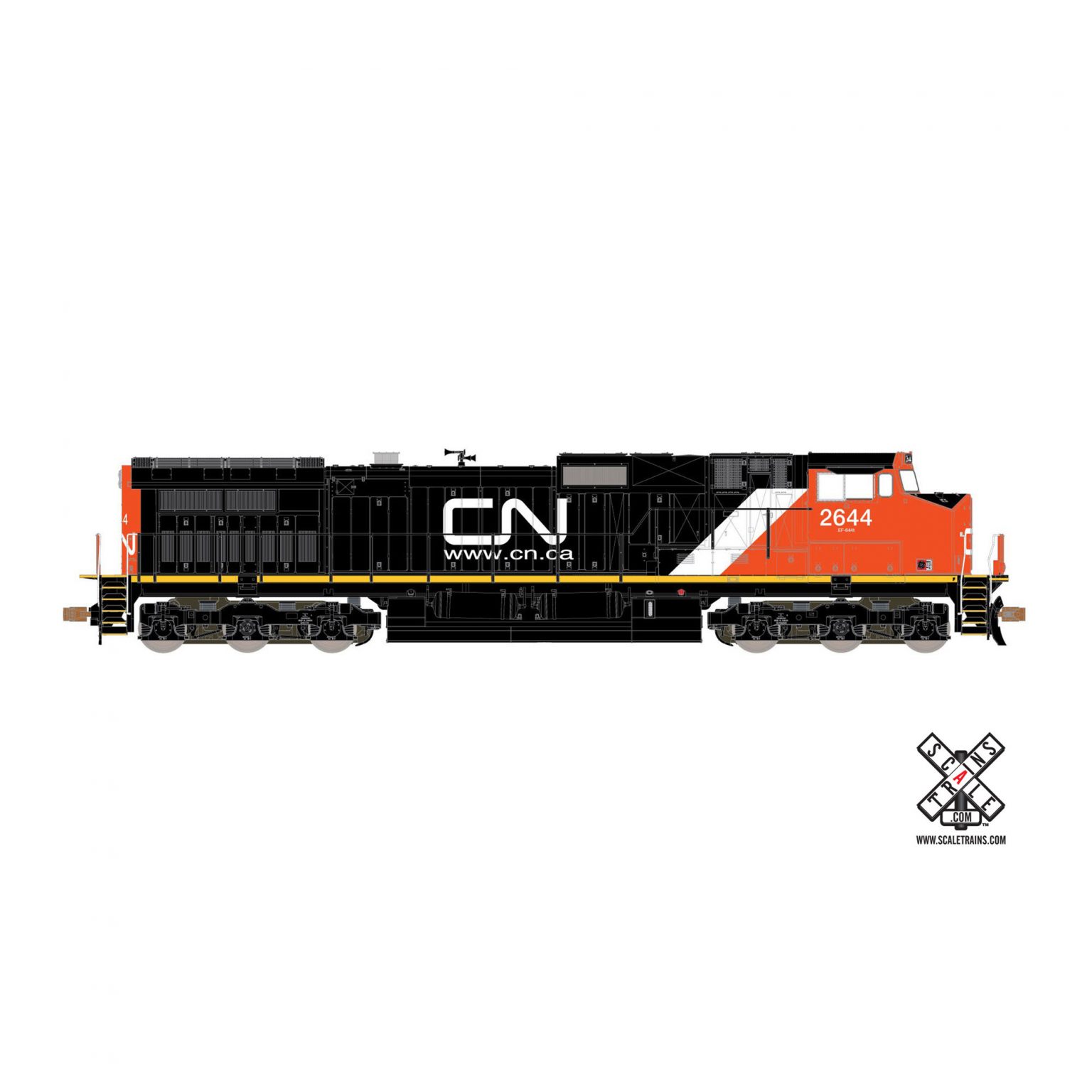 Scale Trains HO Operator C44-9W Canadian National "Website" - Spring ...