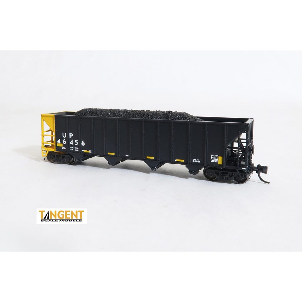 Tangent N Bethlehem Steel 3600cf Quad Hoppers Union Pacific "Scheme 23 ...