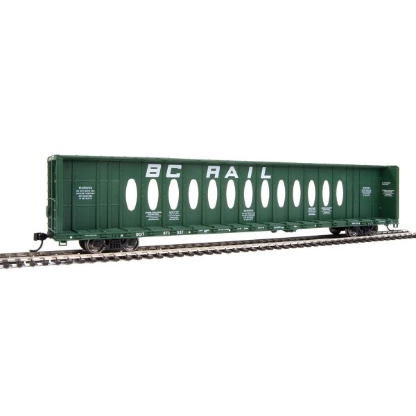 Walthers Mainline HO 72' Centerbeam Opera British Columbia Railway ...