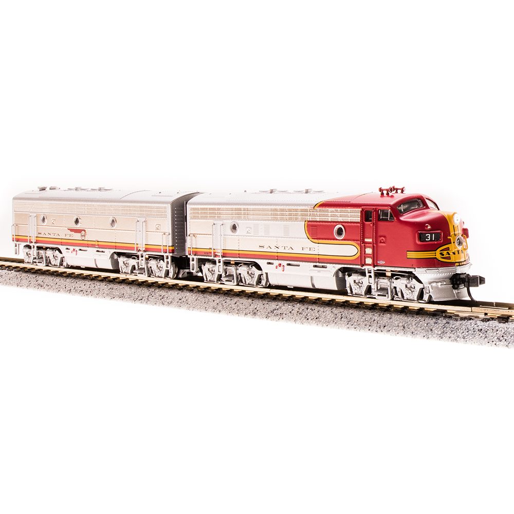 Broadway Limited Paragon 4 HO F3A&B Santa Fe "Warbonnet" w/ DCC & Sound - Spring Creek Model Trains