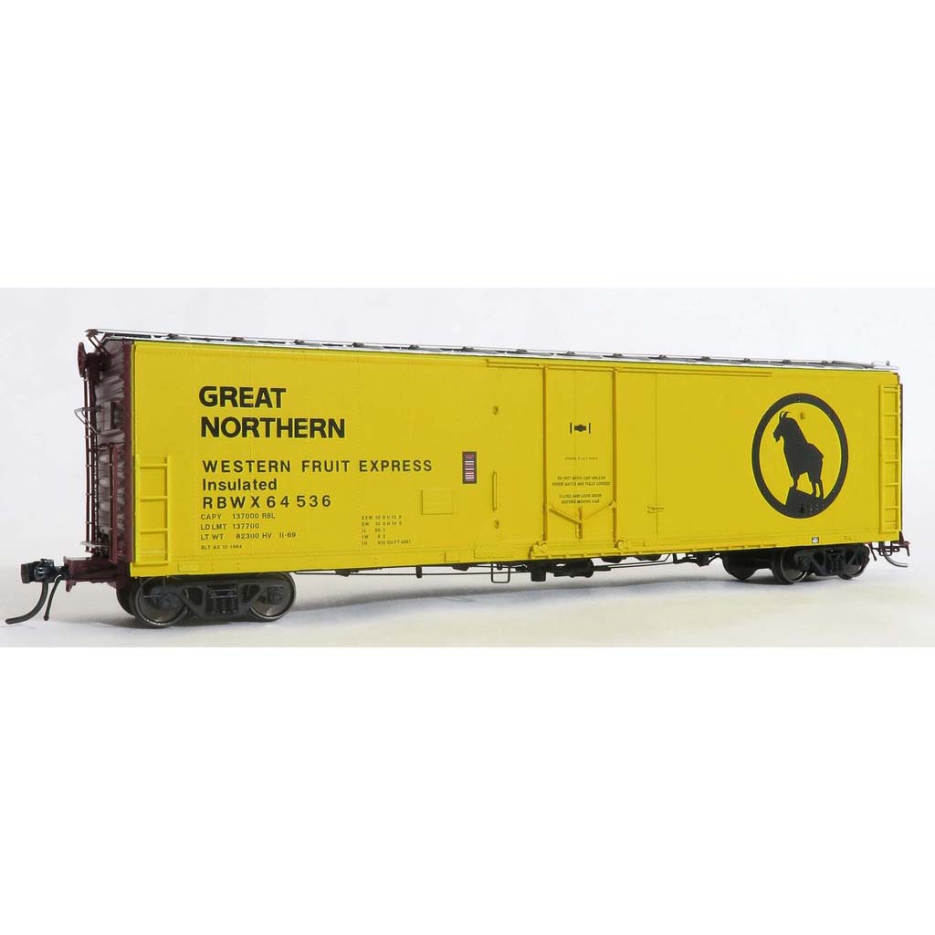 Moloco HO 50' RBL Plate B Boxcar, Center Door Great Northern "Big Sky ...