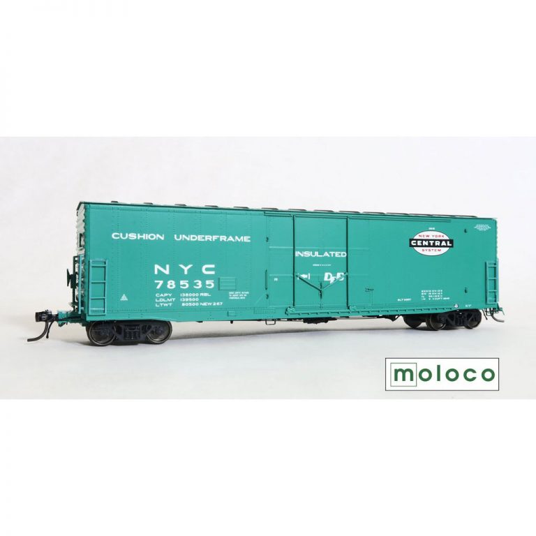 Moloco HO 50' RBL Plate B Boxcar, Center Door New York Central - Spring ...
