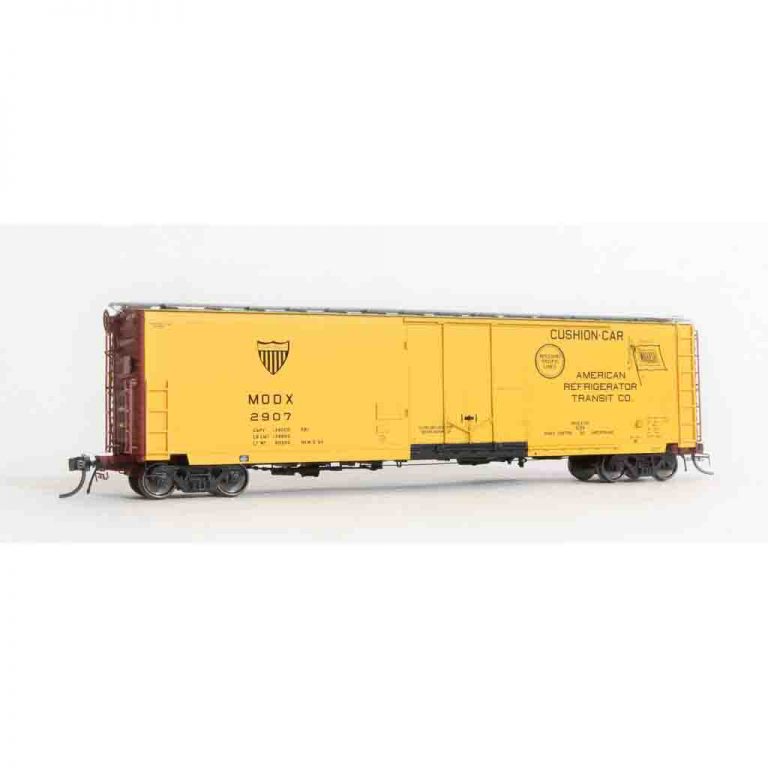 Moloco HO General American 50' RBL Sill 1 Boxcar, Offset Door American Refrigerator Transit ...