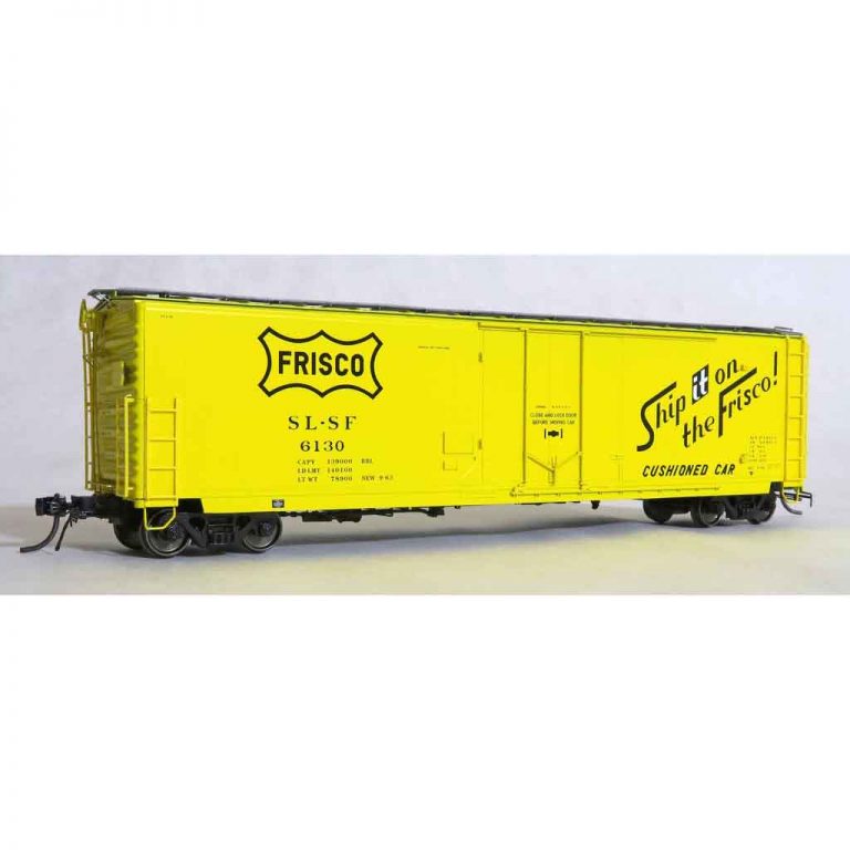Moloco HO General American 50' RBL Sill 1 Boxcar, Offset Door Frisco - Spring Creek Model Trains