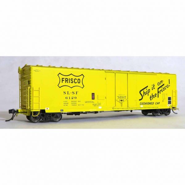 Moloco HO General American 50' RBL Sill 1 Boxcar, Offset Door Frisco - Spring Creek Model Trains
