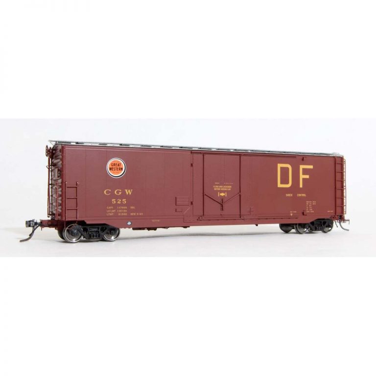 Moloco HO General American 50' RBL Sill 2 Boxcar, Center Door Chicago & Great Western - Spring ...