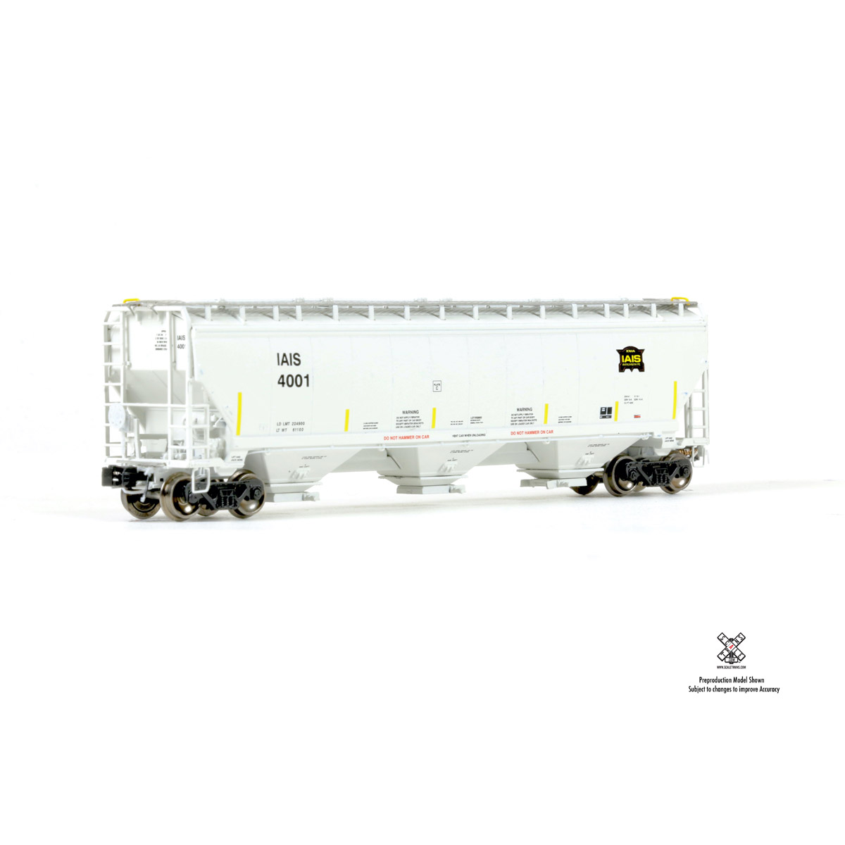 Scale Trains N Rivet Counter Gunderson 5188 Covered Hopper Iowa ...