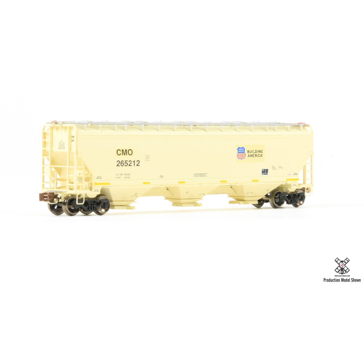 Scale Trains N Rivet Counter Gunderson 5188 Covered Hopper Union ...