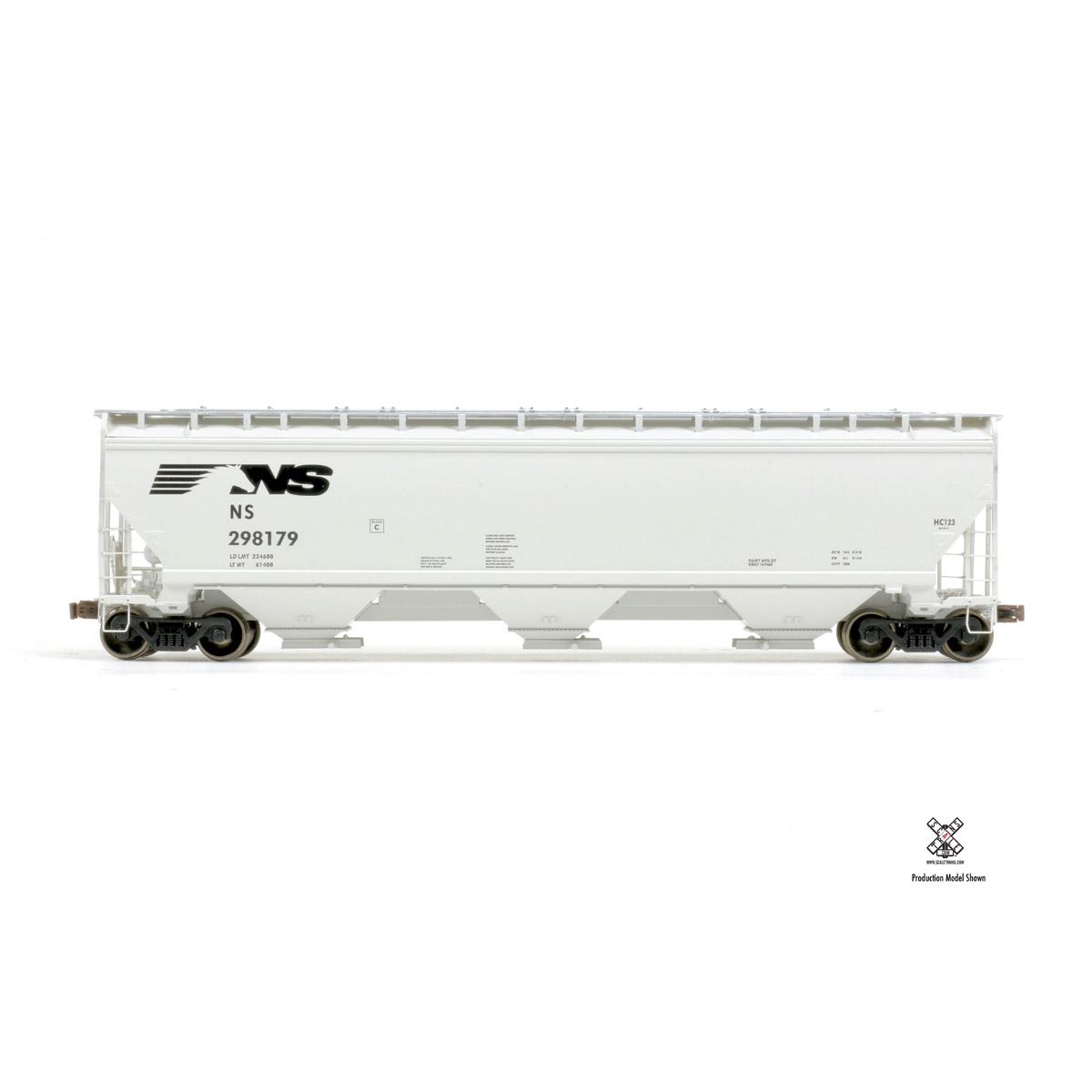 Scale Trains HO Operator Gunderson 5188 Covered Hopper Norfolk Southern ...