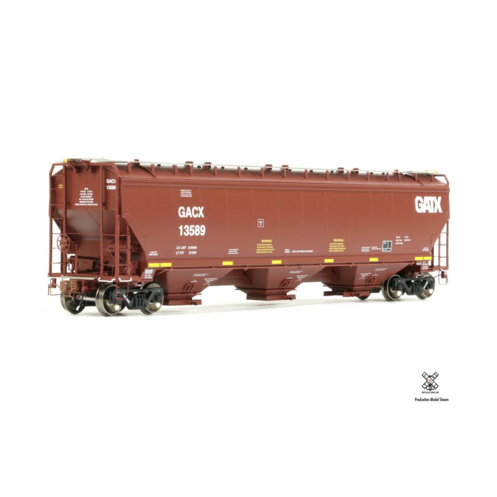 Scale Trains HO Rivet Counter Gunderson 5188 Covered Hopper GATX "GACX ...