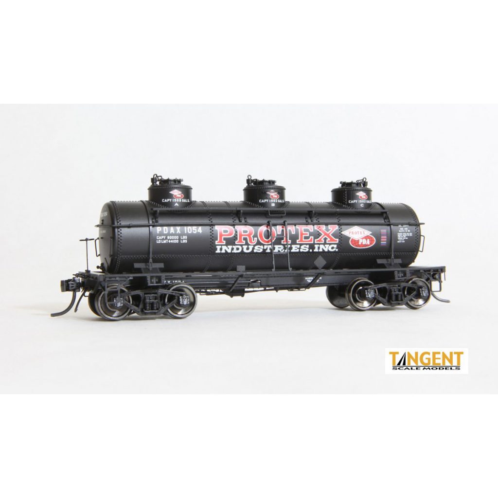 Tangent HO GA 6,000 Gal 3 Compartment Tank Car, 1928-Design Protex ...