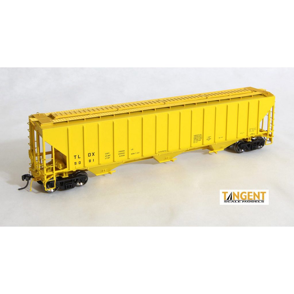Tangent HO PS-2CD 4740 Covered Hopper TLDX "Yellow" - Spring Creek ...