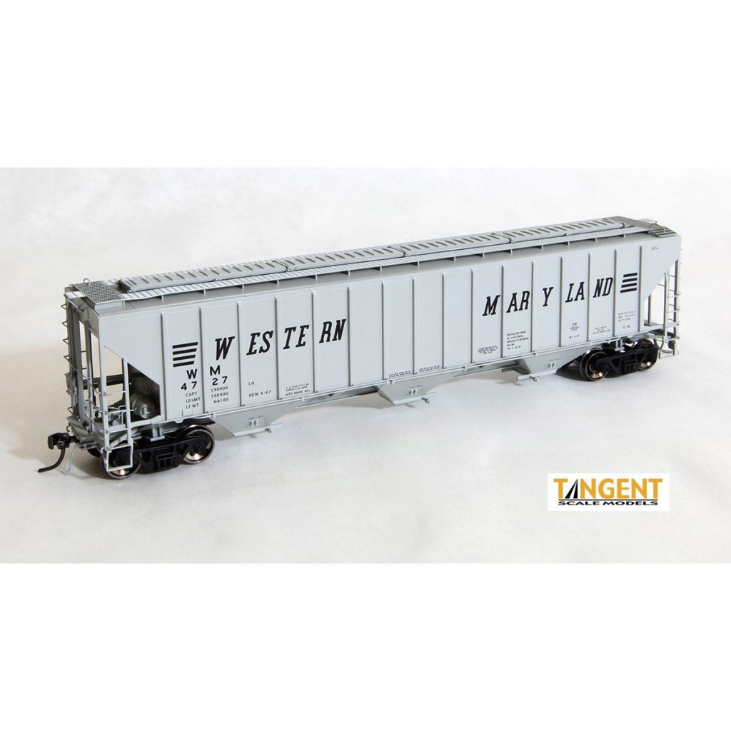 Tangent HO PS-2CD 4740 Covered Hopper Western Maryland - Spring Creek ...