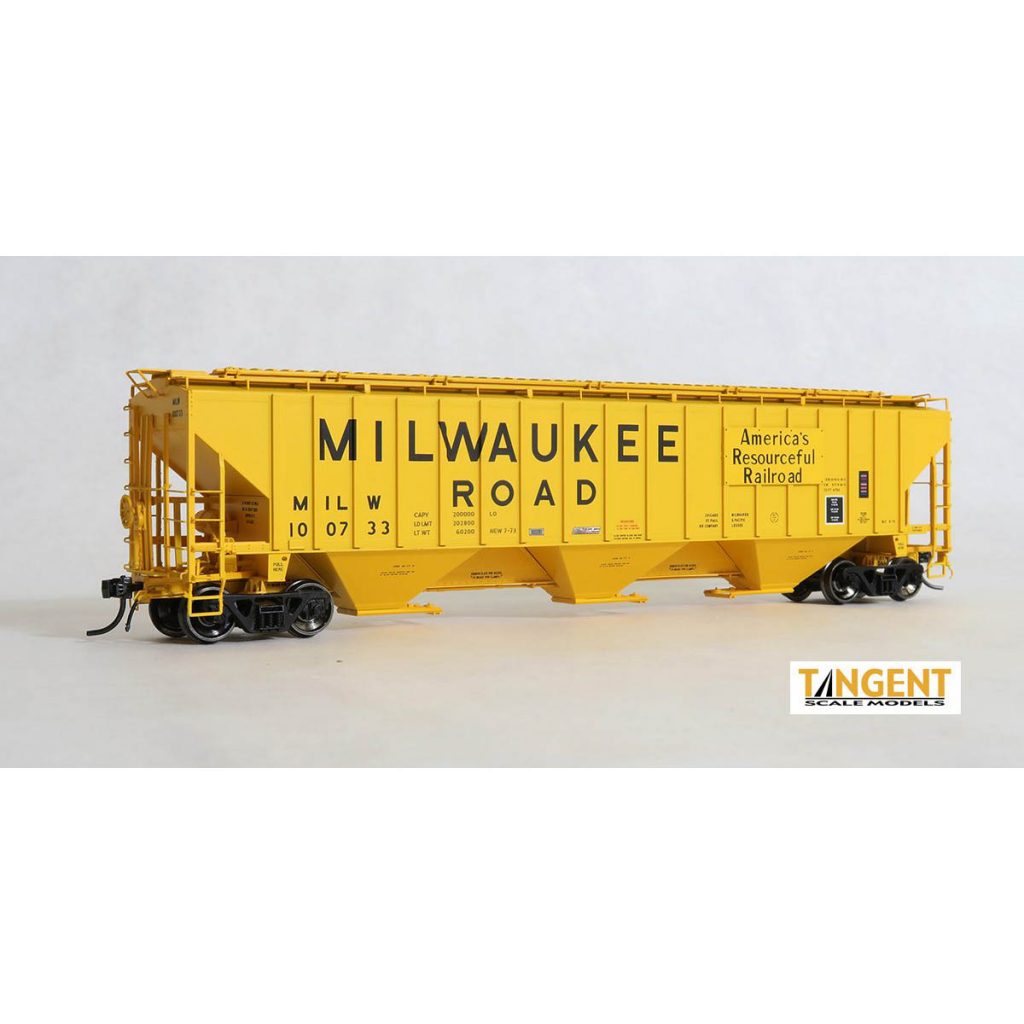 Tangent HO PS-2CD 4750 Covered Hopper Milwaukee Road - Spring Creek ...