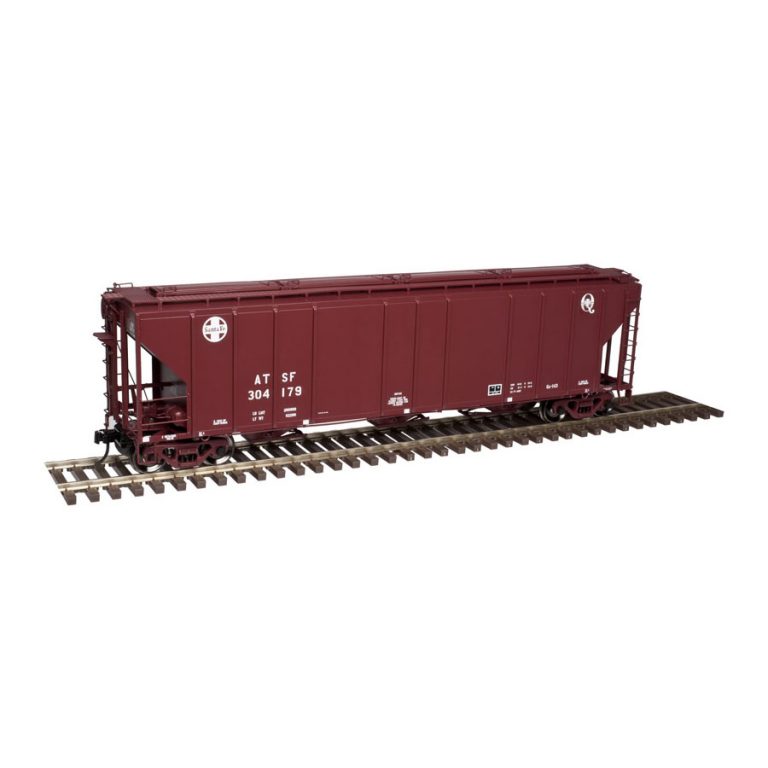 Atlas O Scale 2 Rail 4427 Covered Hopper Santa Fe "Q Scheme" - Spring ...