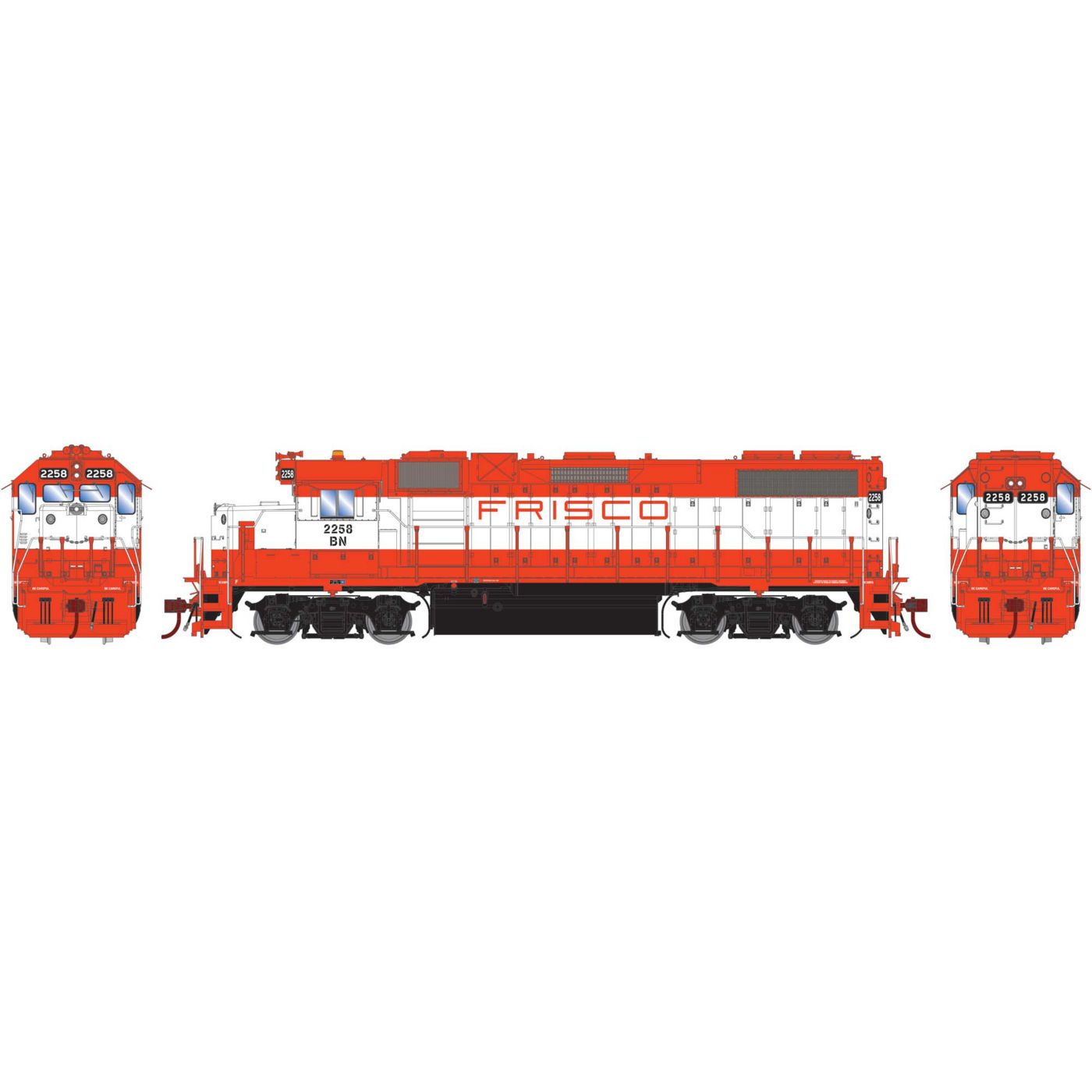 Athearn Genesis HO GP38-2 Burlington Northern ex SLSF w/ DCC & Sound - Spring Creek Model Trains