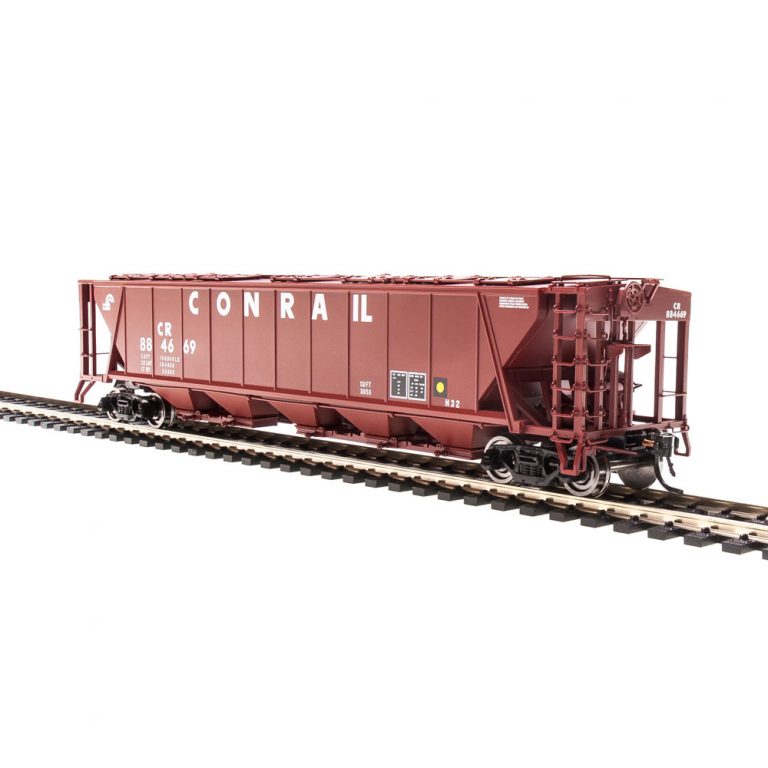 Broadway Limited HO H32 Covered Hopper Conrail "Red" - Spring Creek ...
