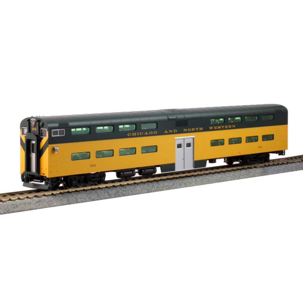 Kato HO Pullman Bi-Level Cab Coach Chicago Northwestern - Spring Creek ...