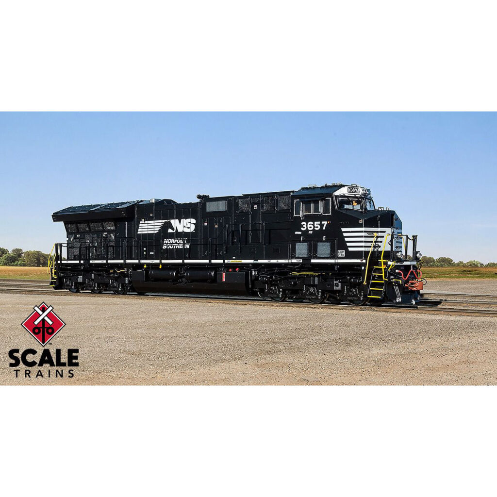 Scale Trains HO Rivet Counter Tier 4 ET44AC Norfolk Southern w/ DCC & Sound - Spring Creek Model ...