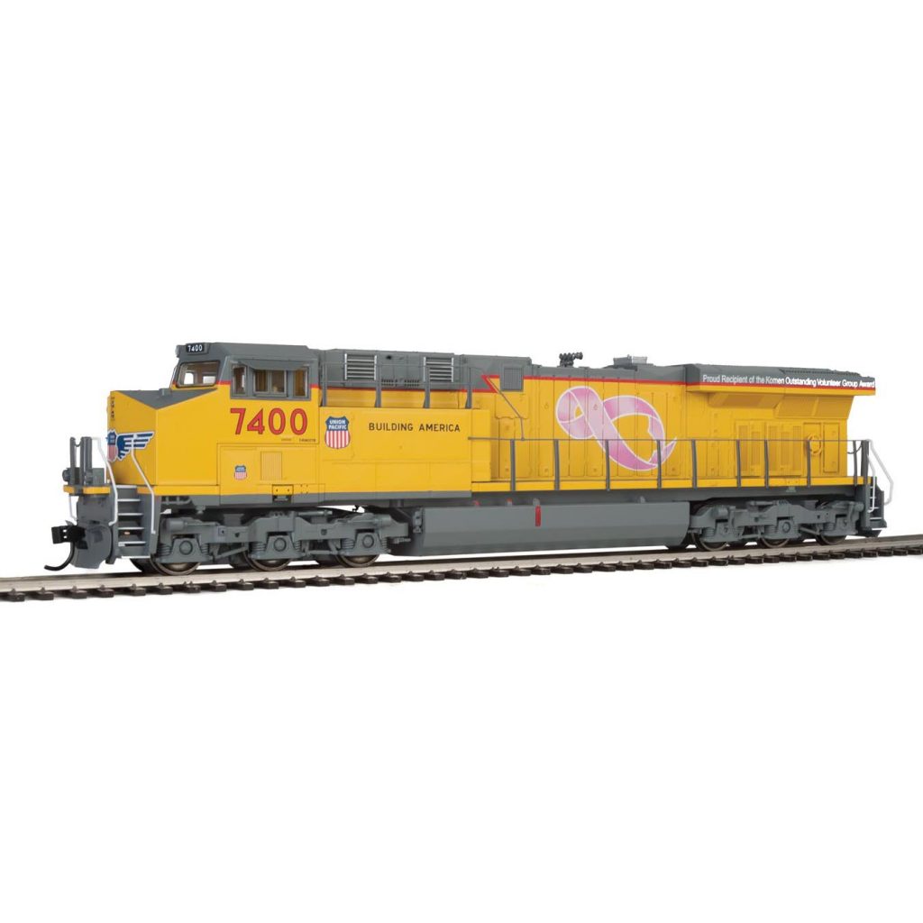 Walthers Mainline HO ES44AH Union Pacific "Breast Cancer Awareness" w ...