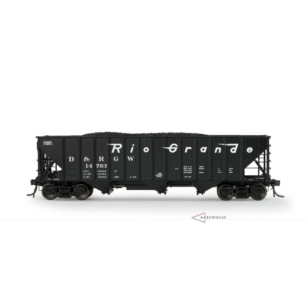 Arrowhead Models HO Committee Design Hopper Denver & Rio Grande ...