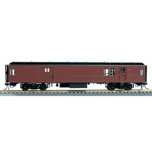 Con-Cor HO Heavyweight 65' Branchline Baggage / RPO "Tuscan Red ...
