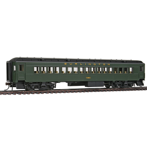 Con-Cor HO Heavyweight 65' Branchline Coach Chicago, Burlington ...