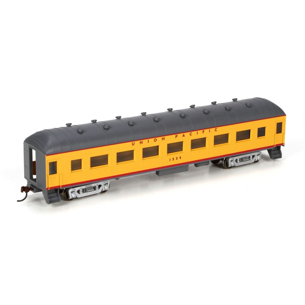 Athearn Roundhouse HO Arch Roof Coach Union Pacific "Yellow" - Spring ...