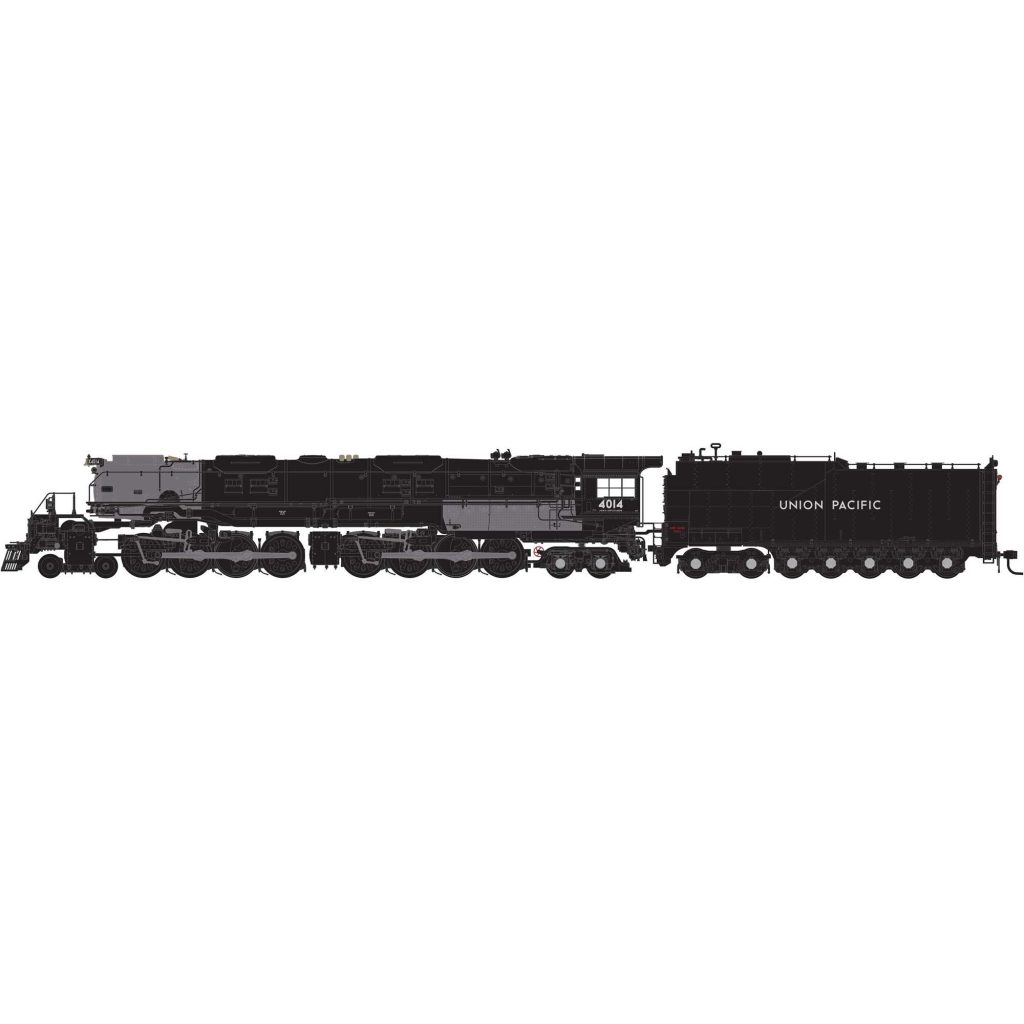 Athearn Genesis HO 4-8-8-4 Big Boy Steam Locomotive, Oil Tender, Union ...