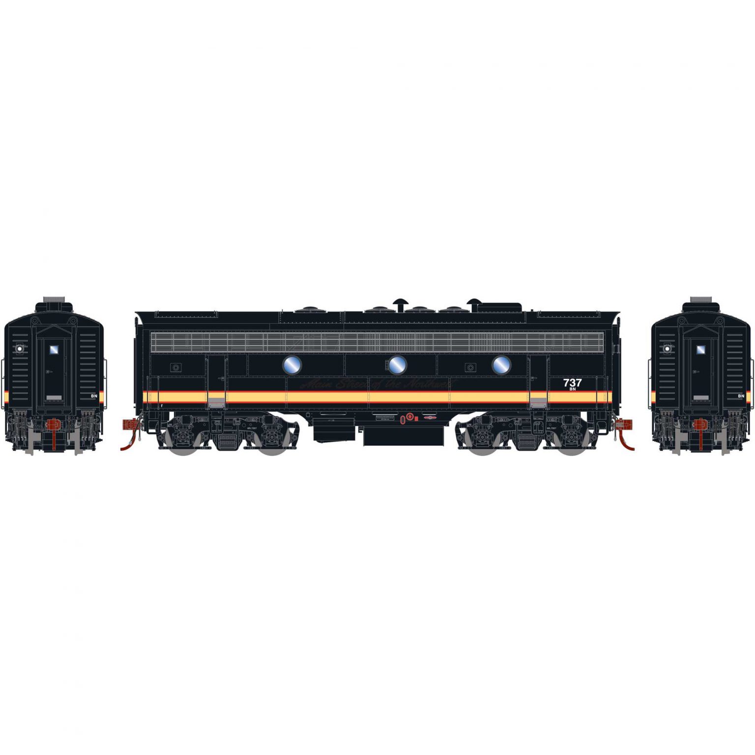 Athearn Genesis HO F7A&A Set Norfolk & Western w/ DCC & Sound - Spring Creek Model Trains