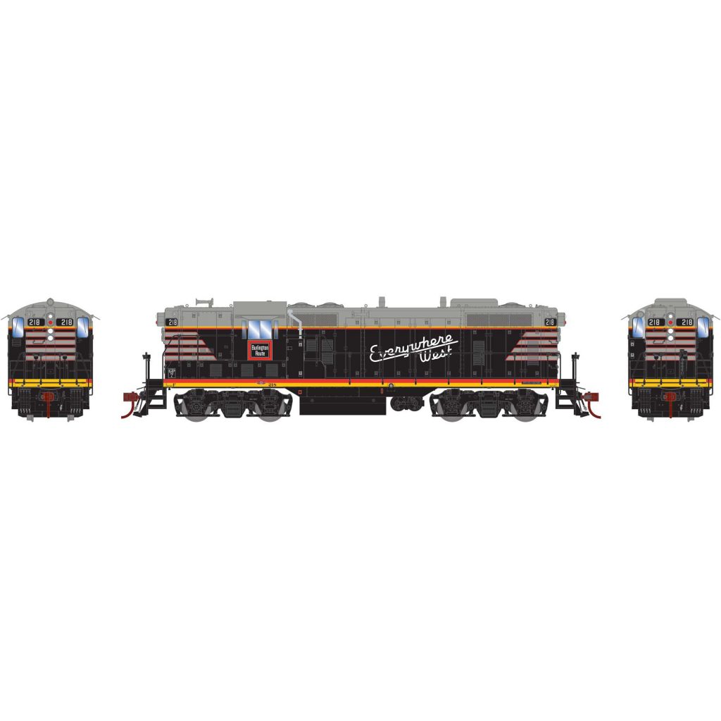 Athearn Genesis HO GP7 Chicago Burlington & Quincy "Blackbird" - Spring ...